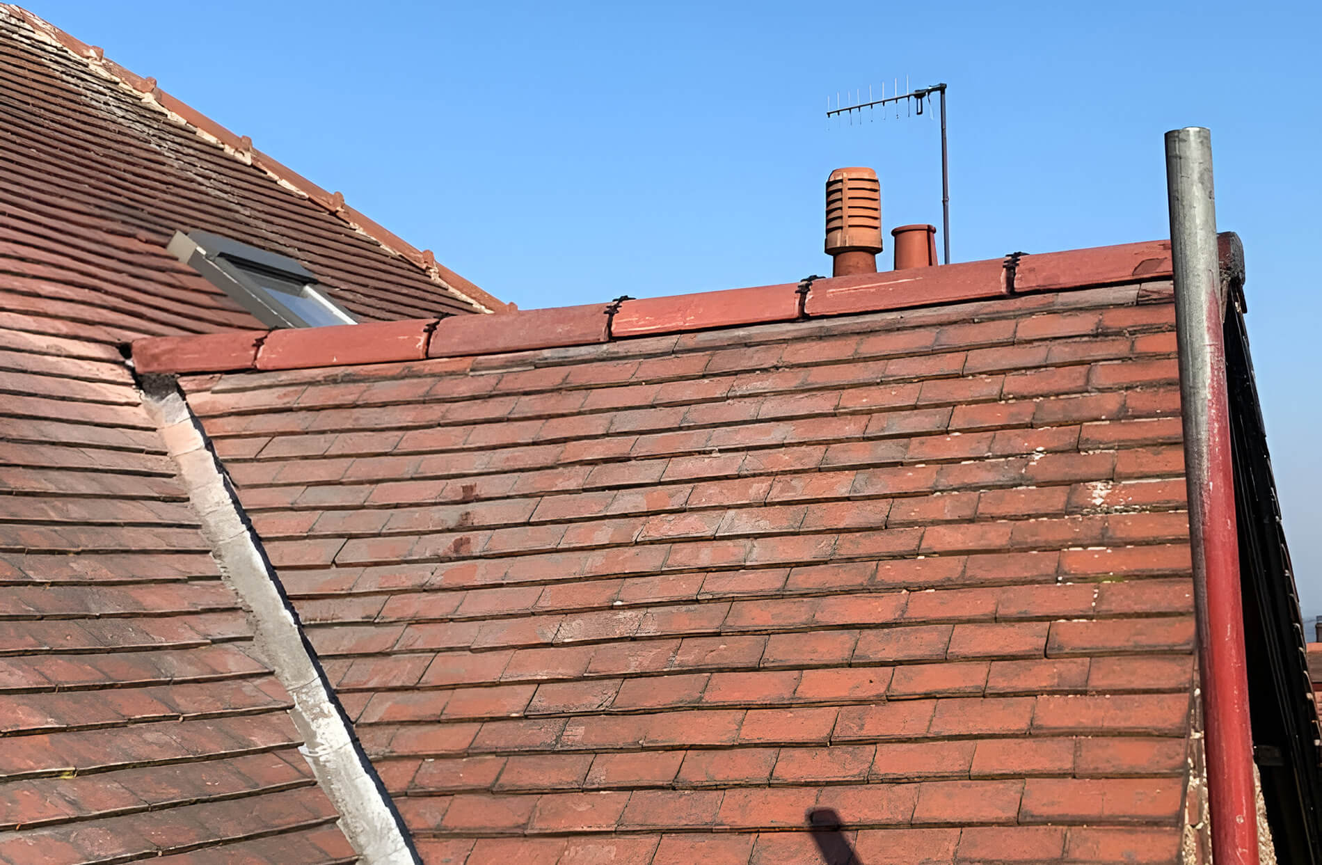 Replacing ridge tiles on your roof - newbouldroofing.co.uk